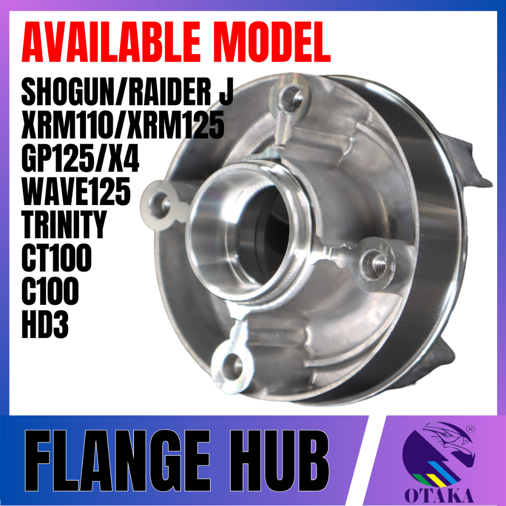 MOTORCYCLE FLANGE HUB FOR XRM110/XRM125 / CT100 / C100 / HD3 / WAVE 125 ...