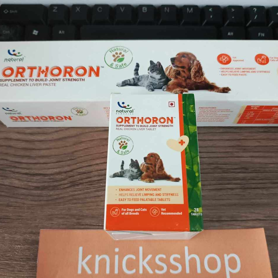 Natural Remedies Orthoron Supplement Tablet (28tabs/box) & Feeder Paste ...
