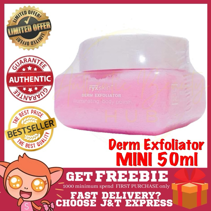 AUTHENTIC Ryx Skin MINI SCRUB 50g Derm Exfoliator BODY Illuminating ...