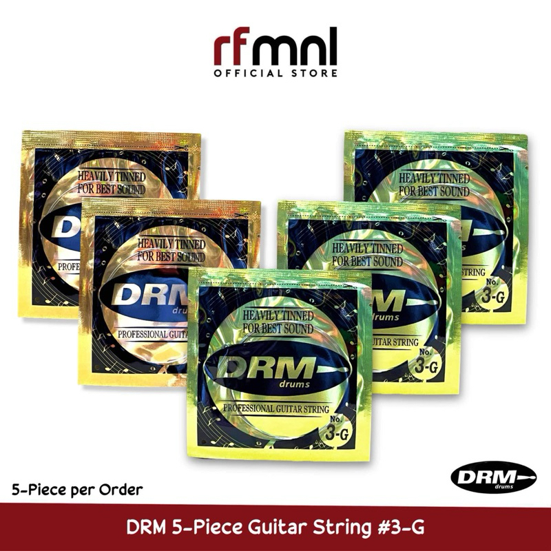 DRM Guitar String #3-G 5-Piece | Shopee Philippines