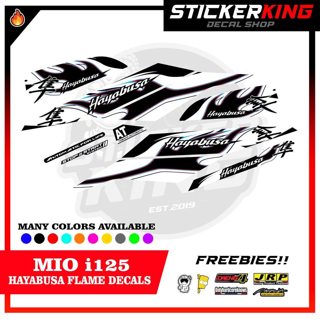 MIO i125 HAYABUSA FLAME APOY FIRE CONCEPT WITH FREEBIES LAMINATED ...