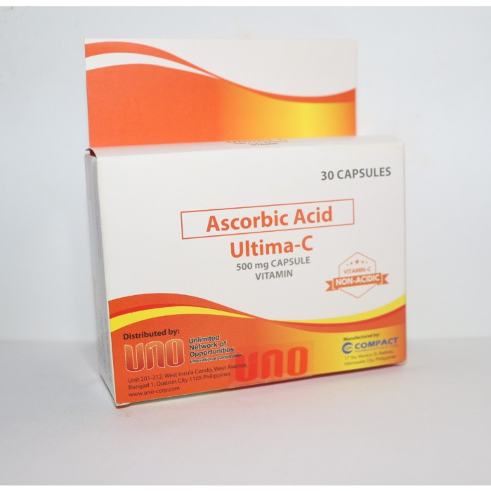 UNO ULTIMA C VITAMINS C 30s (as SODIUM ASCORBATE) | Shopee Philippines