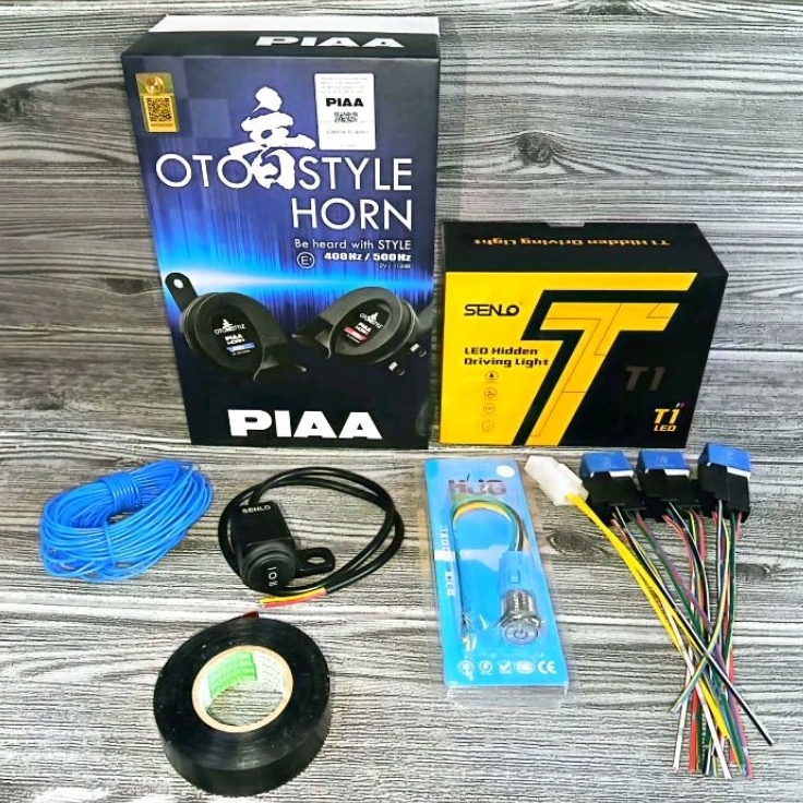 Senlo T1-Plus 60 Watts MDL w/ Piaa Horn Set | Shopee Philippines