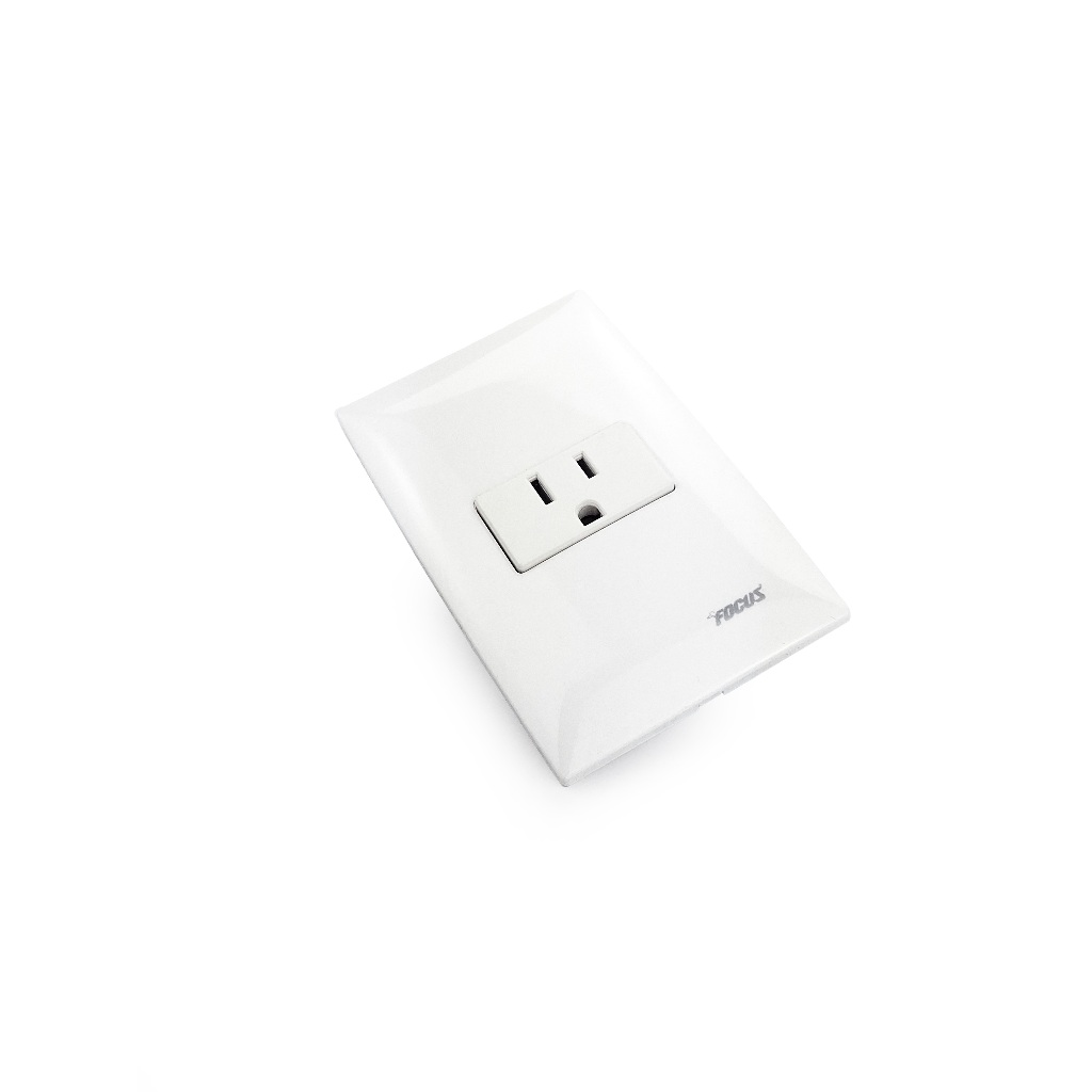 Focus Wide Flat Outlet with Ground Set | Shopee Philippines