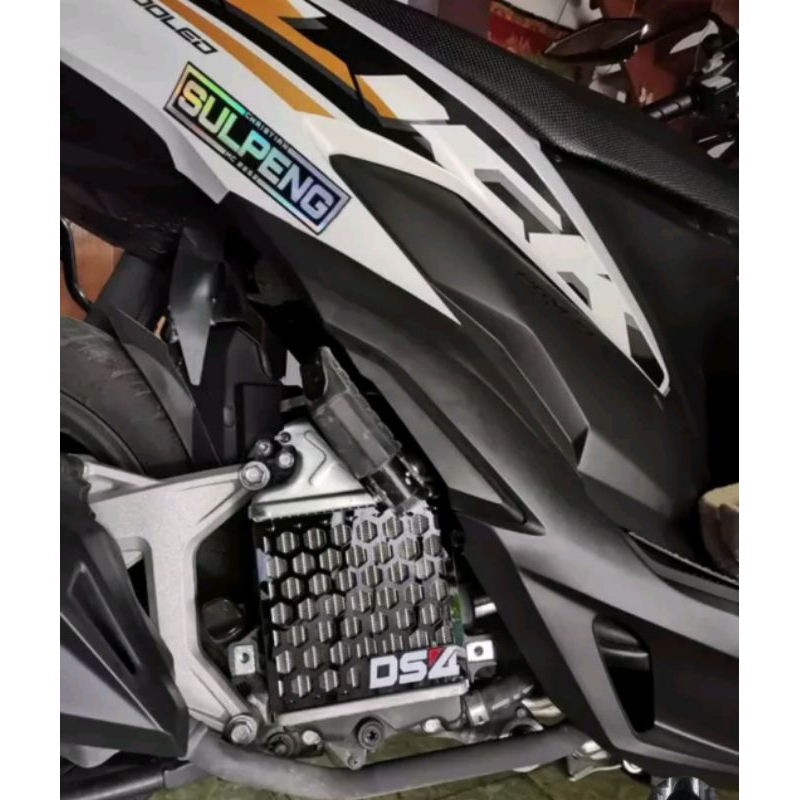DS4 RADIATOR COVER FOR HONDA CLICK 125i V3/V4 WATER PROOF WITH 3MM ...