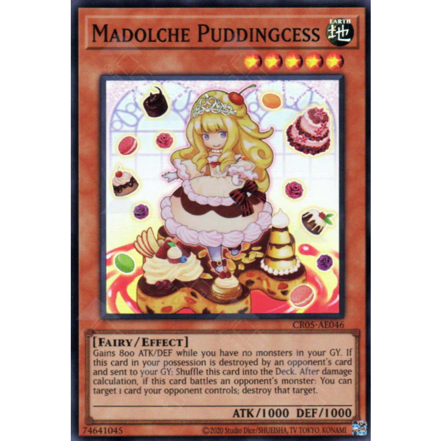 CR05-AE046 Madolche Puddingcess SR YUGIOH CARD | Shopee Philippines