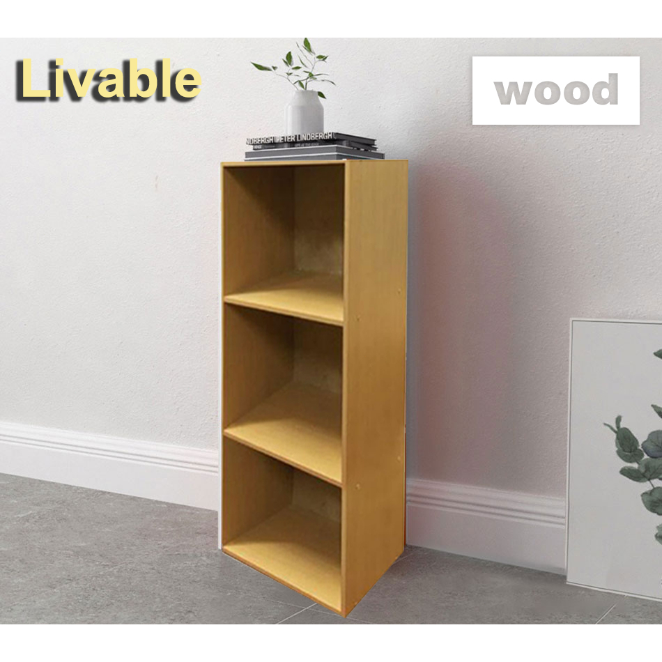 LIVABLE Three-layer cabinet/bookcase/Lockers/Storage cabinet/cupboard ...