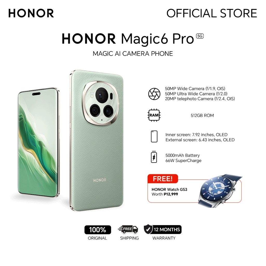 HONOR Magic6 Pro 5G - Magic AI Camera Phone | Shopee Philippines