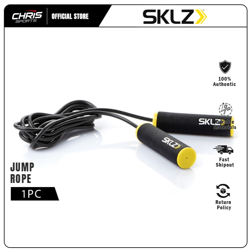 SKLZ Jump Rope with Padded - Ergonomic, padded grips / Adjustable rope ...