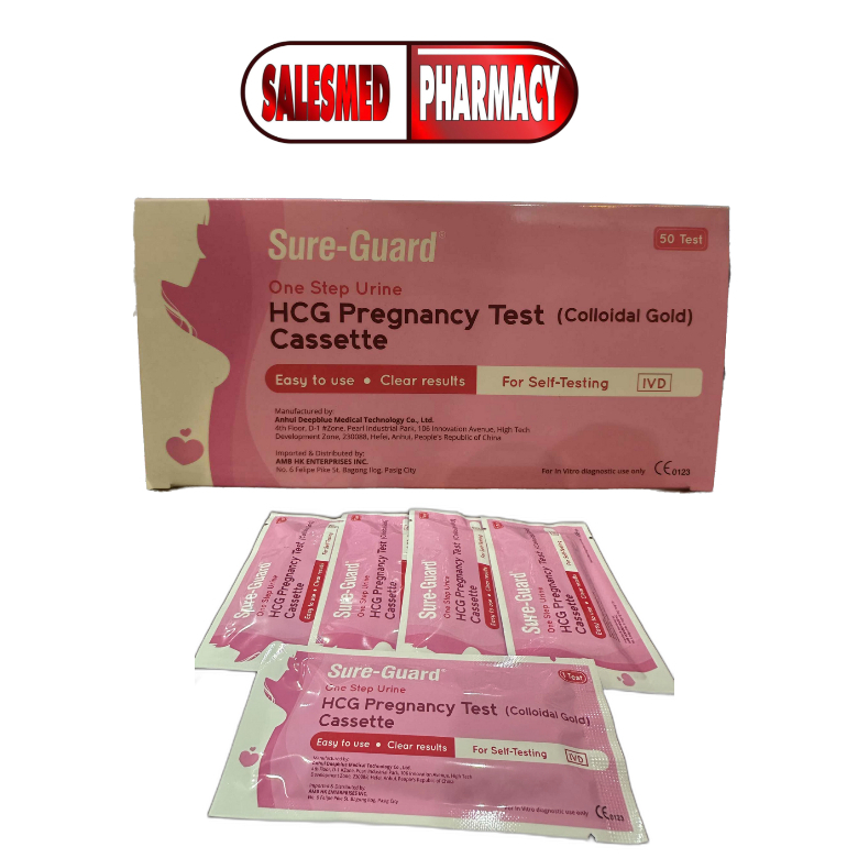 SURE-GUARD URINE PREGNANCY TEST KIT 5'S | Shopee Philippines