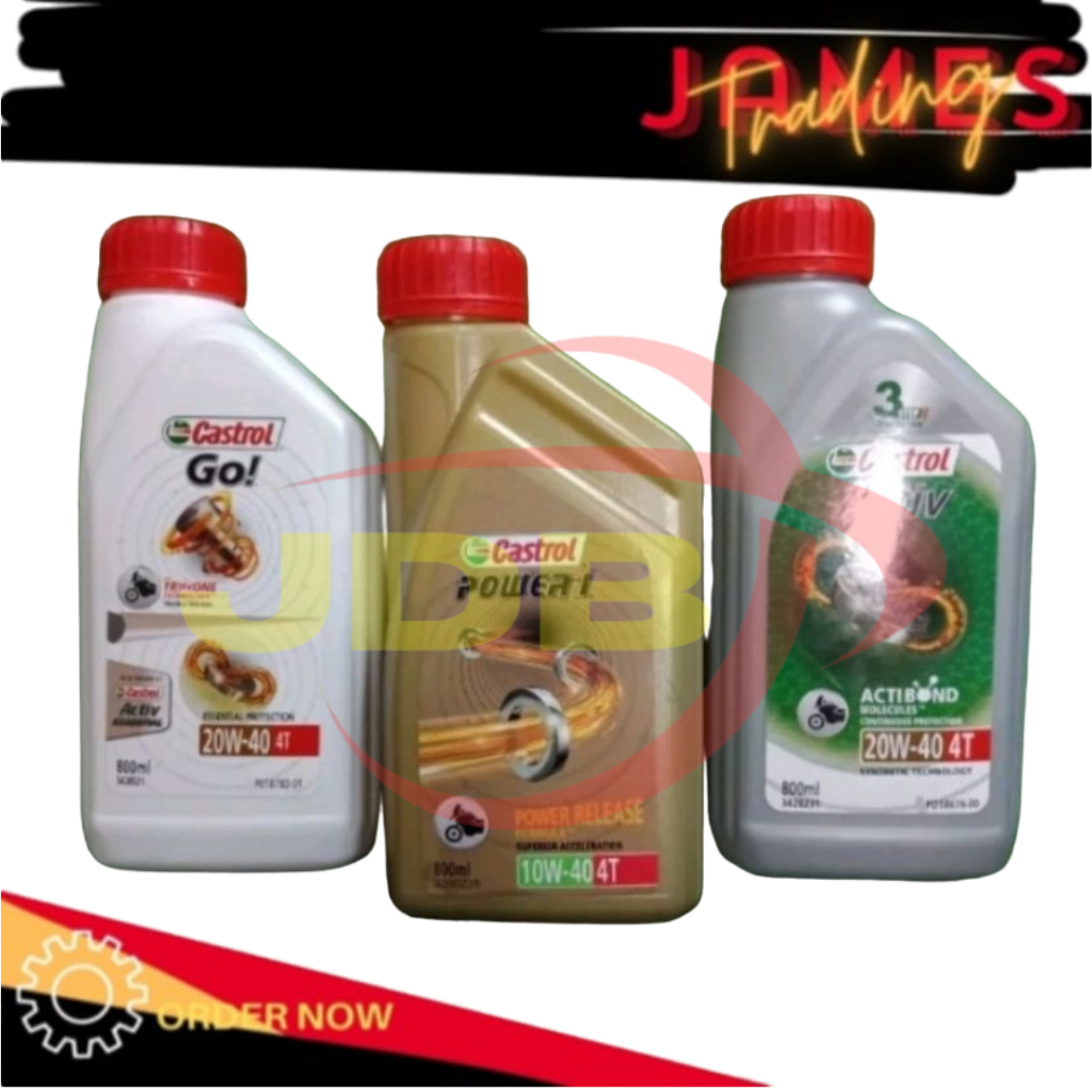 CASTROL MOTORCYCLE OIL 800mL (10pcs) | Shopee Philippines