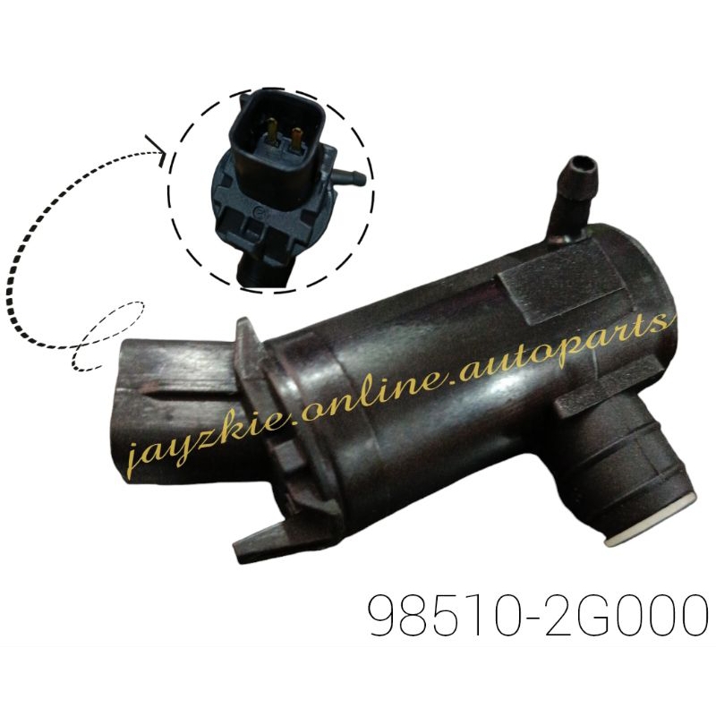 985102G000 WINDSHIELD WASHER MOTOR HYUNDAI GETZ 1.1 (98510-2G000 ...