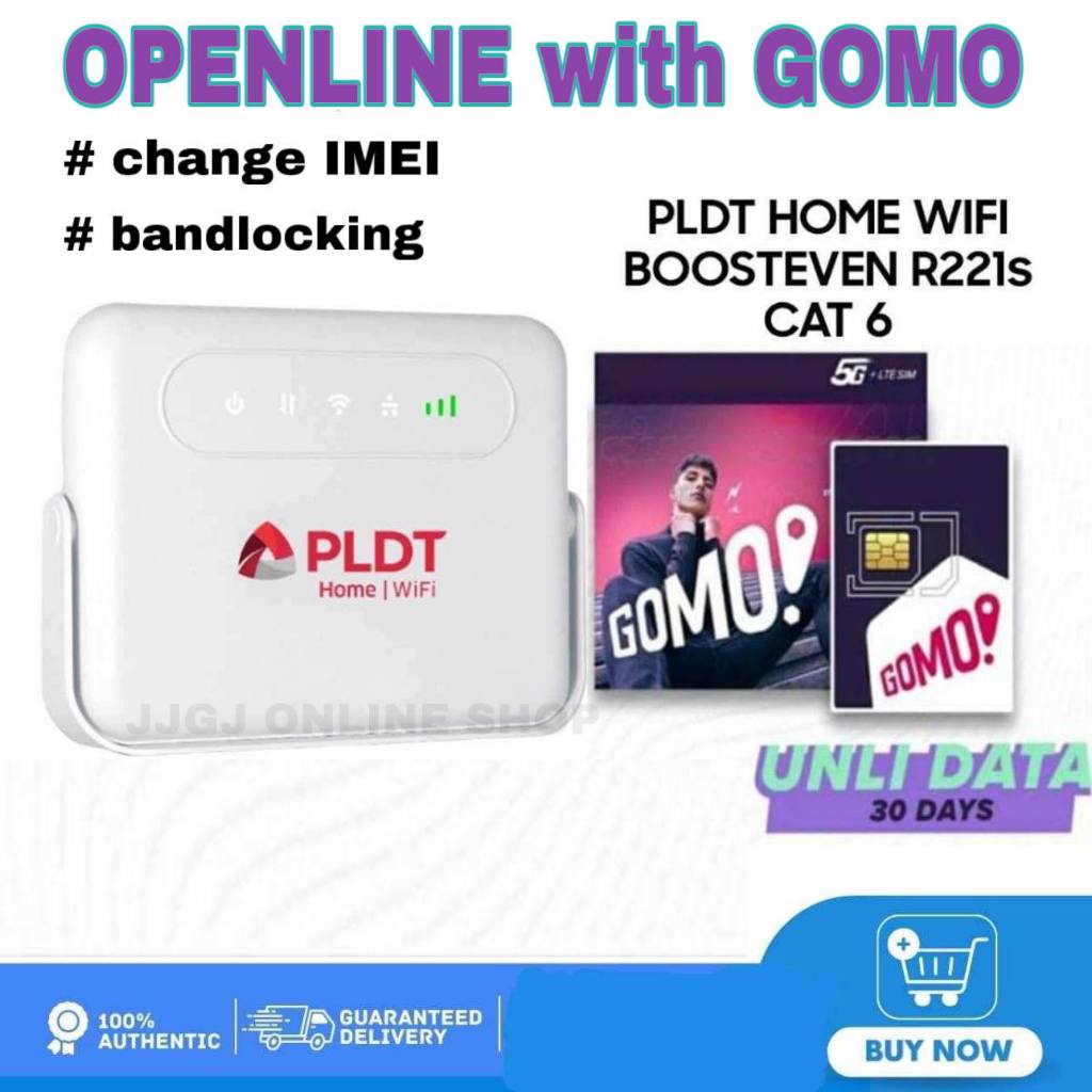 * SALE * OPENLINE PLDT Prepaid wifi with GOMO SIMCARD ( Fast Delivery ) | Shopee Philippines