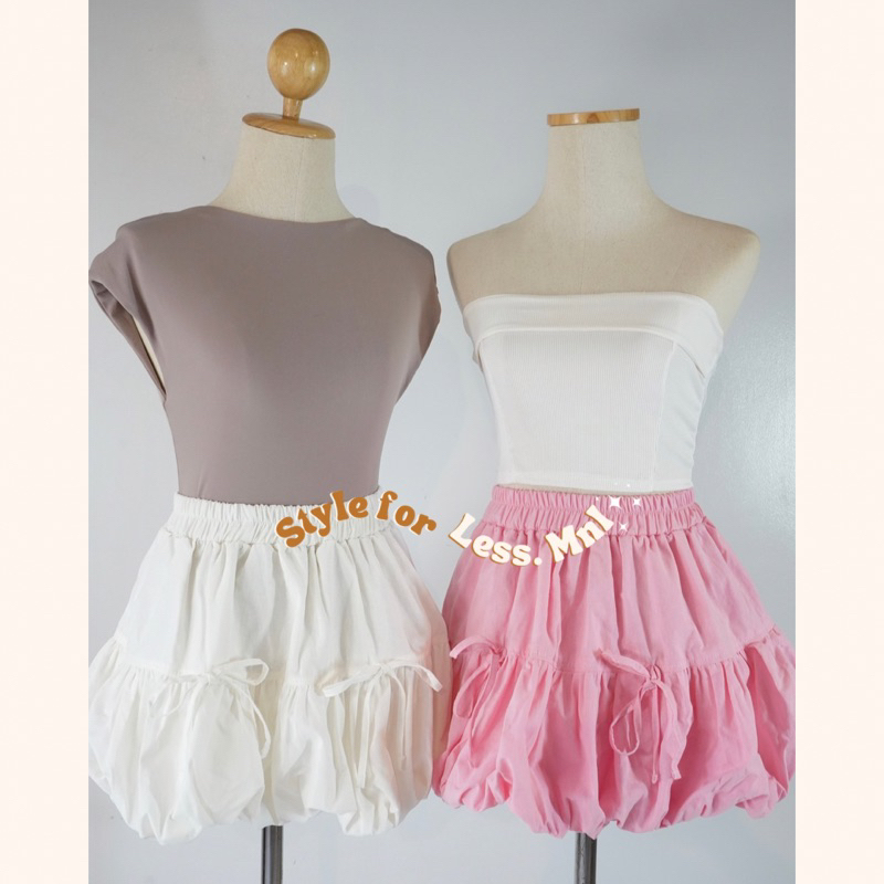 Maloi Ribbon Coquette Balloon Skirt | Meraki Manila | Shopee Philippines