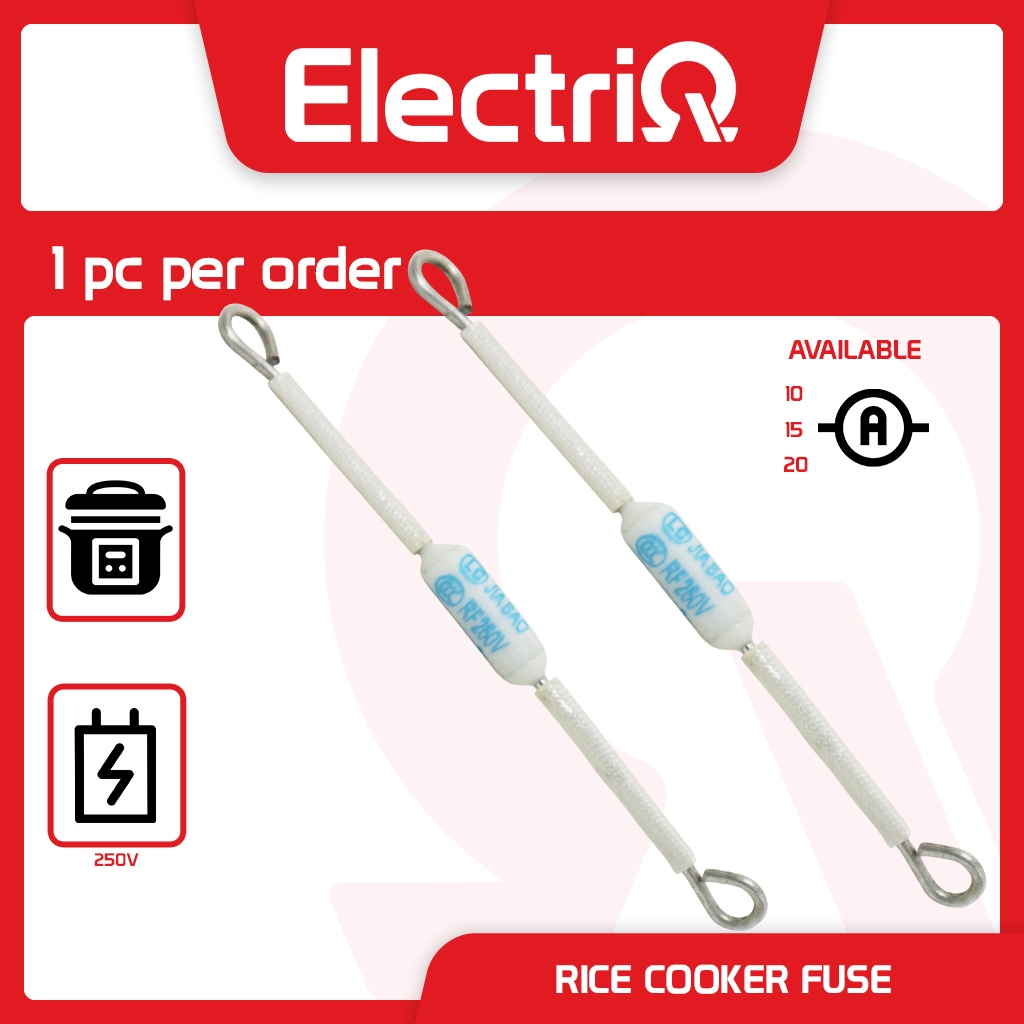 Electriq RF Thermal Fuse 250V 10A 15A 20A Ceramic Temperature CF-A185C ...
