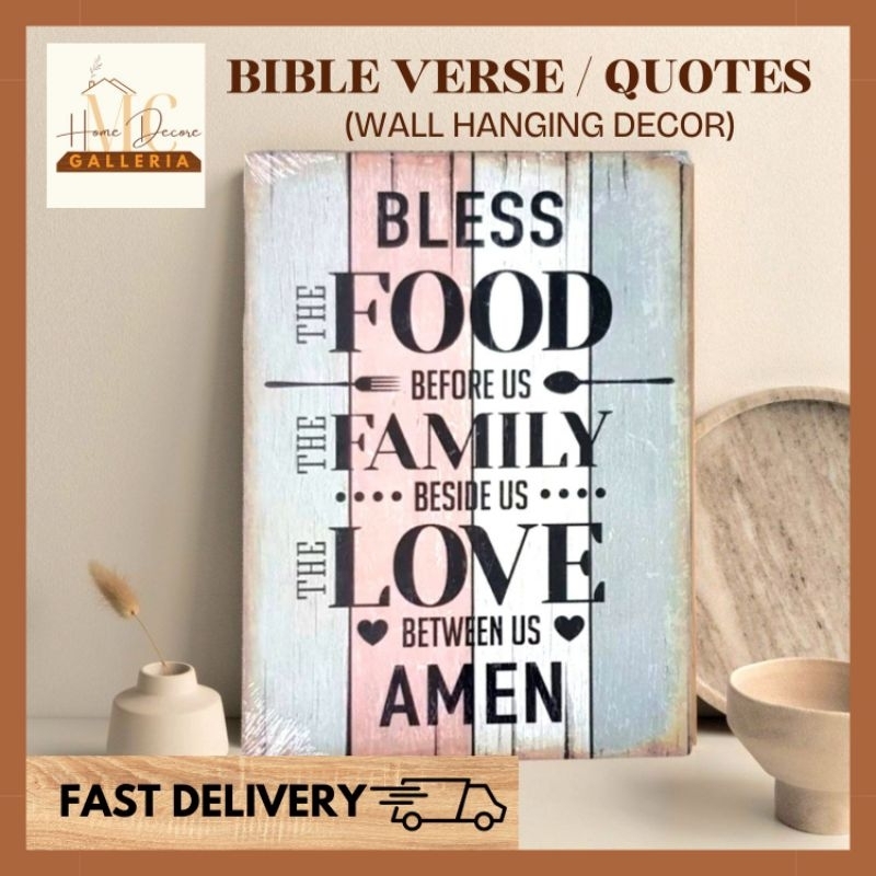 MC Galleria Wooden Hanging Wall Decor Bible Verse and Inspirational ...
