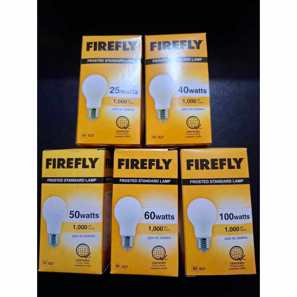 #FIREFLY High Quality Standard Frosted Lamp (25w/40w/50w/60w/100w ...