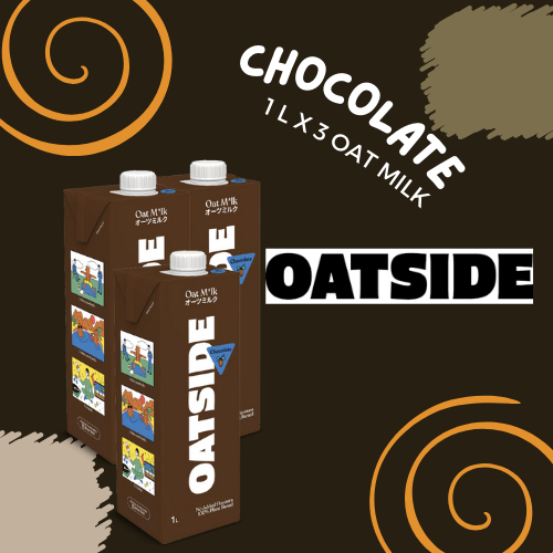 OATSIDE Barista Blend Oat Milk 1L x3 Ultra-Creamy, Neutral Taste Dairy ...