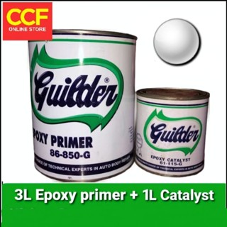 Guilder Epoxy Primer White with Epoxy Catalyst White 4 Liters / Gallon ...