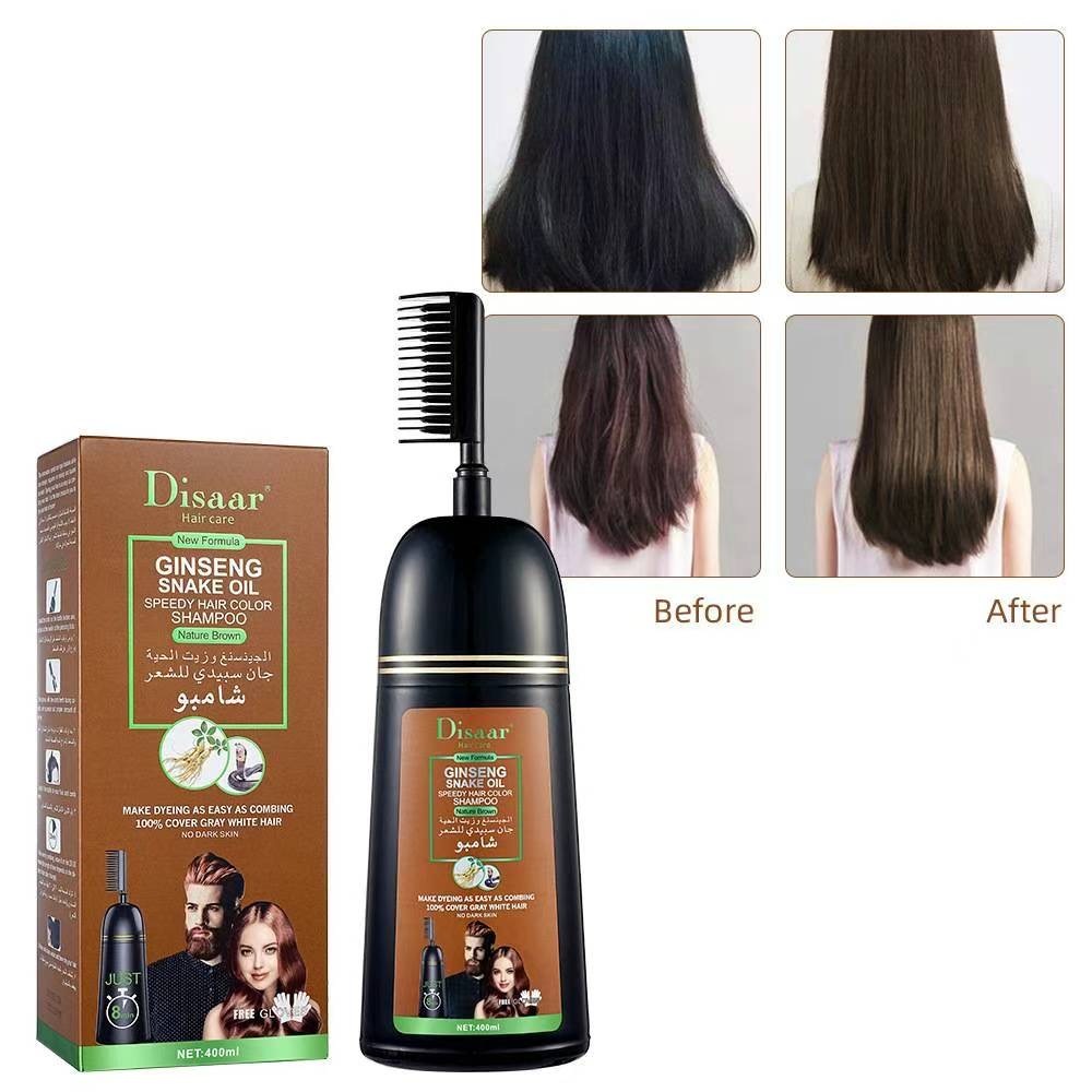 DISAAR NATURAL BROWN GINSENG SNAKE OIL SHAMPOO | Shopee Philippines