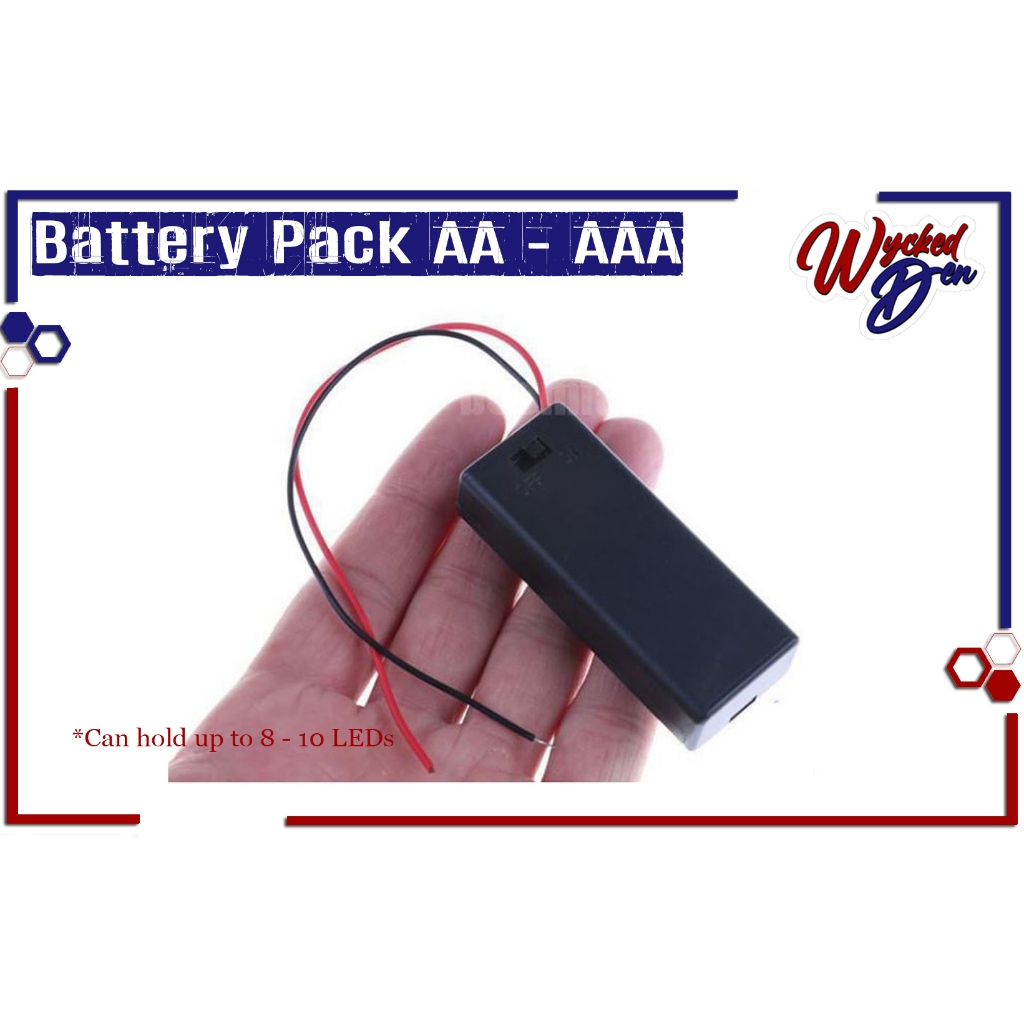 AAA and AA Battery pack with Switch | Shopee Philippines