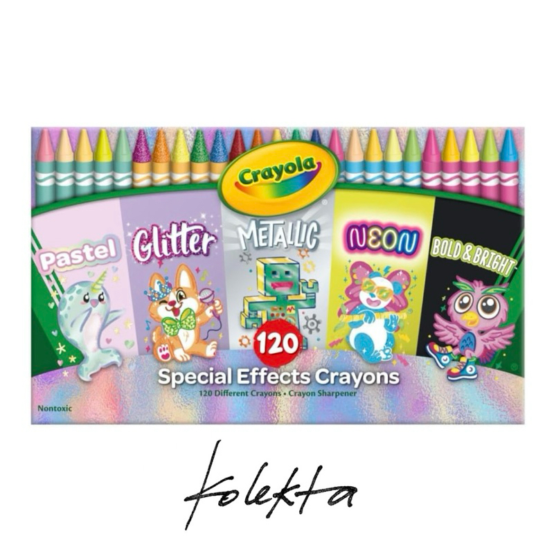 Crayola Crayons in Specialty Colors (120 colors) | Shopee Philippines