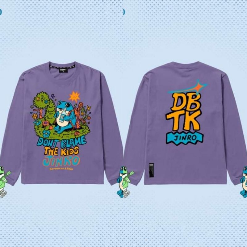 DBTK x Jinro | Lounging L/S Tee | Purple | Box Fit (Oversize) | Maico ...