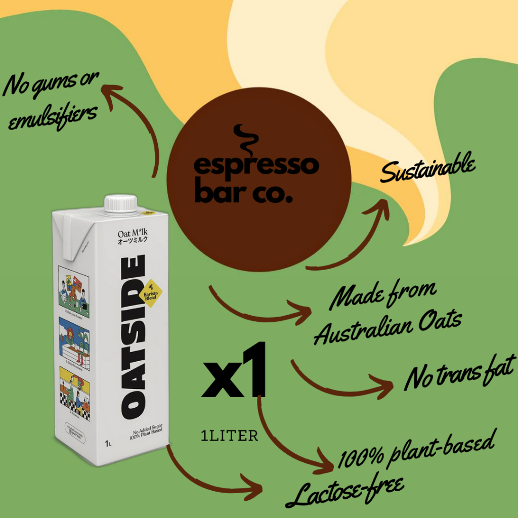 Oatside Oat Milk 1L X 3 Pack - Barista Blend & Chocolate - Creamy ...