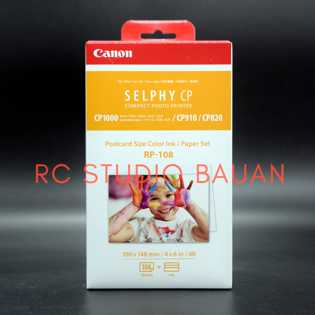 Canon RP108 ink and paper Genuine set for canon selphy printer Canon ...