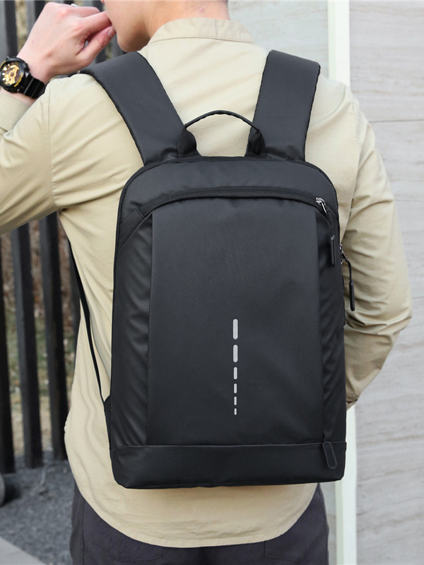 New Men's Backpack Korean Edition Computer Bag Lightweight Oxford Cloth ...