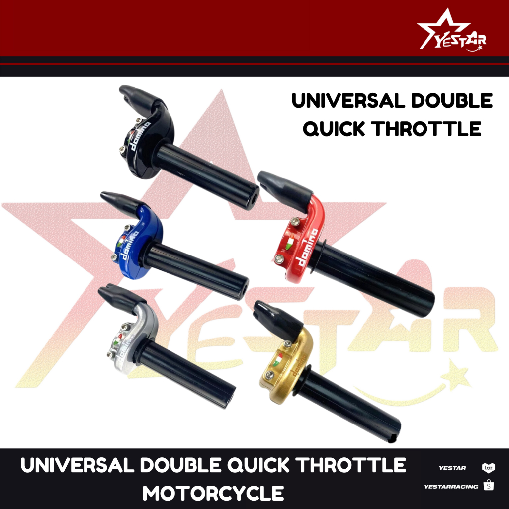 Yestar 1 PC Universal Domino Double Quick Throttle for FI Motorcycles ...