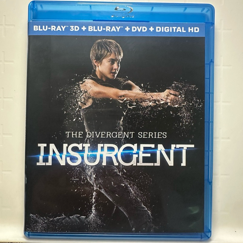 Insurgent 3D Blu-ray Movie (Part 2 of the Divergent Series) | Shopee ...
