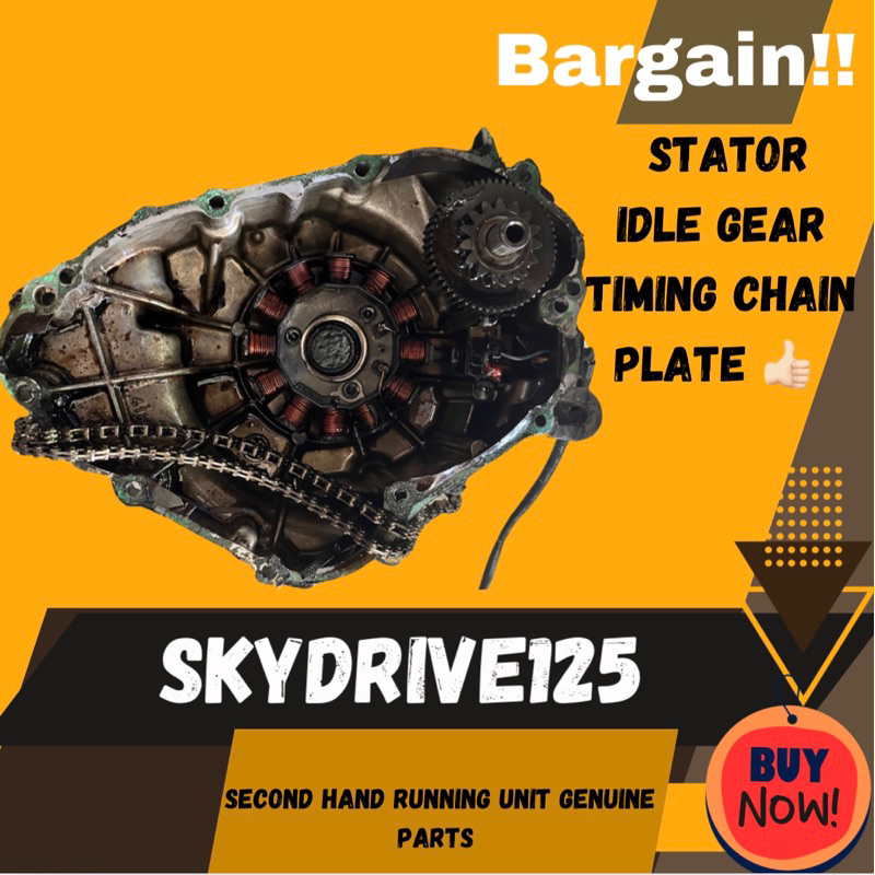 SKYDRIVE 125 SET (STATOR, IDLE GEAR, TIMING CHAIN, PLATE) Secondhand ...