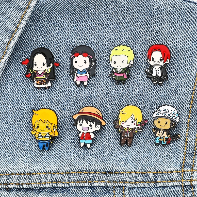 ONE PIECE badge Japanese Anime Manga Style cute Cartoon Animation Game ...
