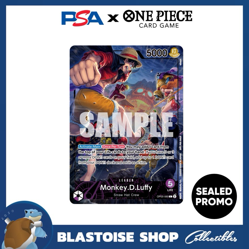 One Piece Card Game PSA Magazine Promo Card - Monkey D. Luffy Limited ...