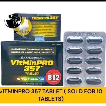 BATTLECOCK VITMINPRO 357 TABLET ( SOLD FOR 10 TABLETS) | Shopee Philippines