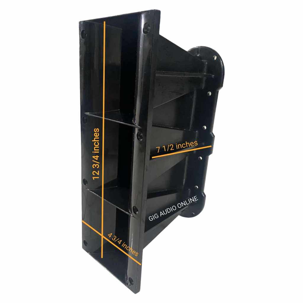 Professional Line Array Horn Waveguide 3 x 1 inch EXIT Throat for ... Professional Line Array Horn Waveguide 3 x 1 inch EXIT Throat for ...