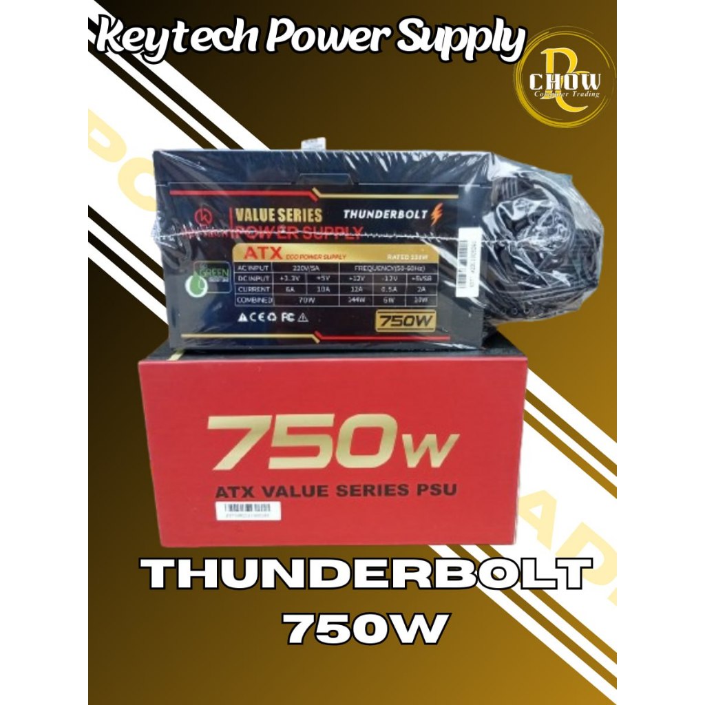 KEYTECH THUNDERBOLT 800Watts Semi rated value series big fan power ...