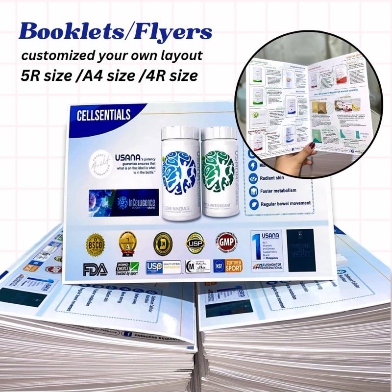 Customized Booklets/Flyers Back to Back print | High quality Gloss ...