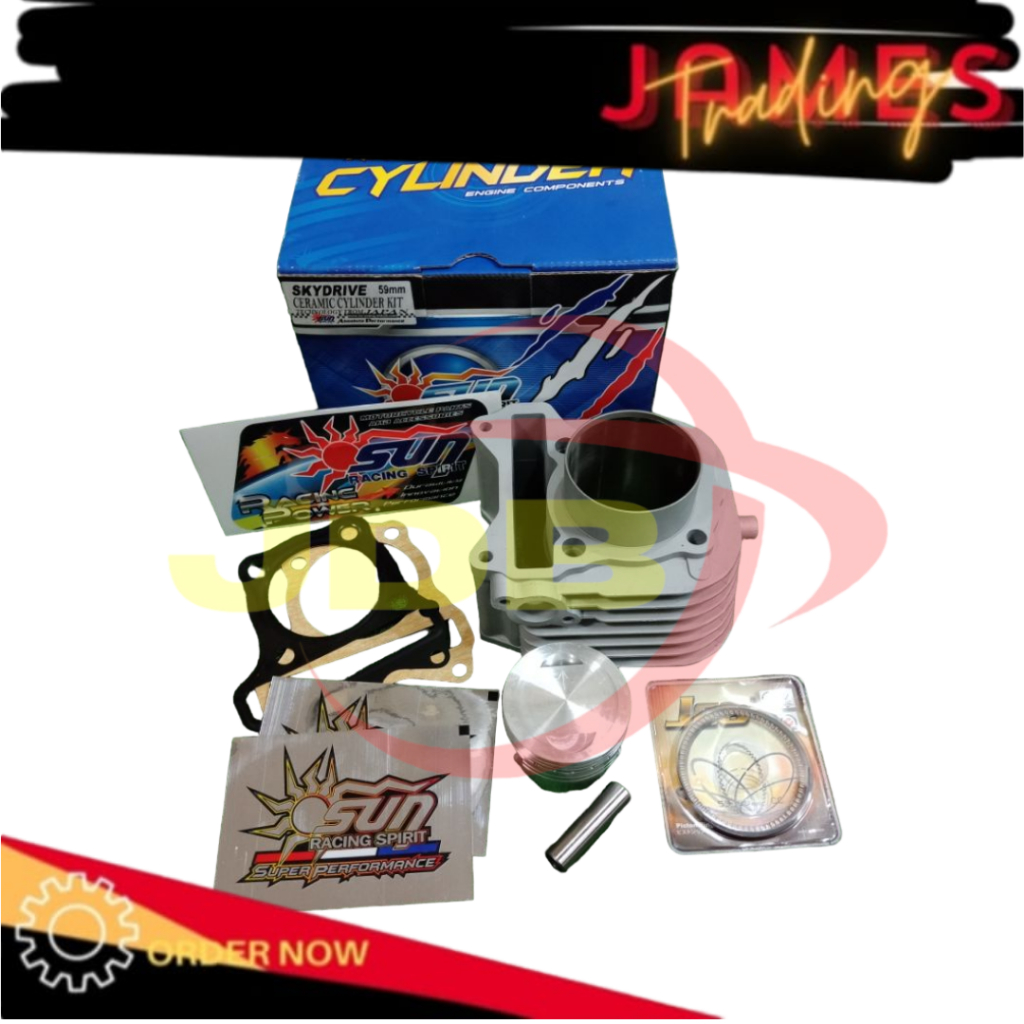 Cylinder Block Ceramic SUN SKYDRIVE 59mm | Shopee Philippines