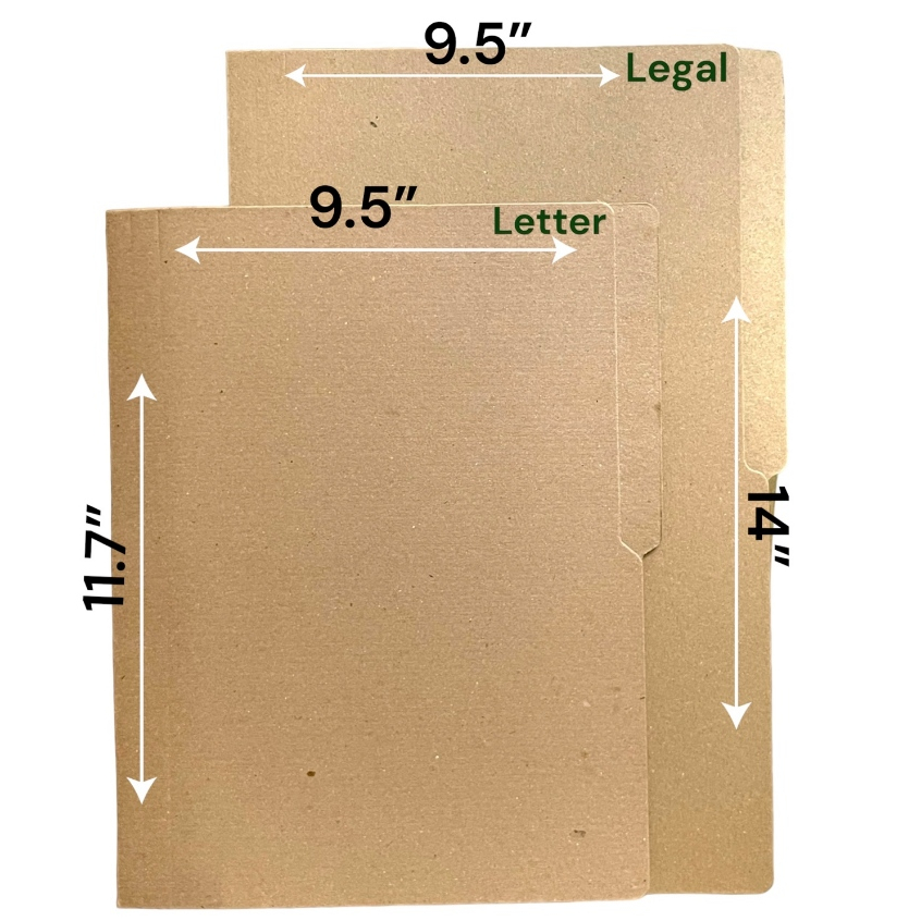 Kraft Folder 14pts. Thick Short/A4 and Long (100pcs) | Shopee Philippines