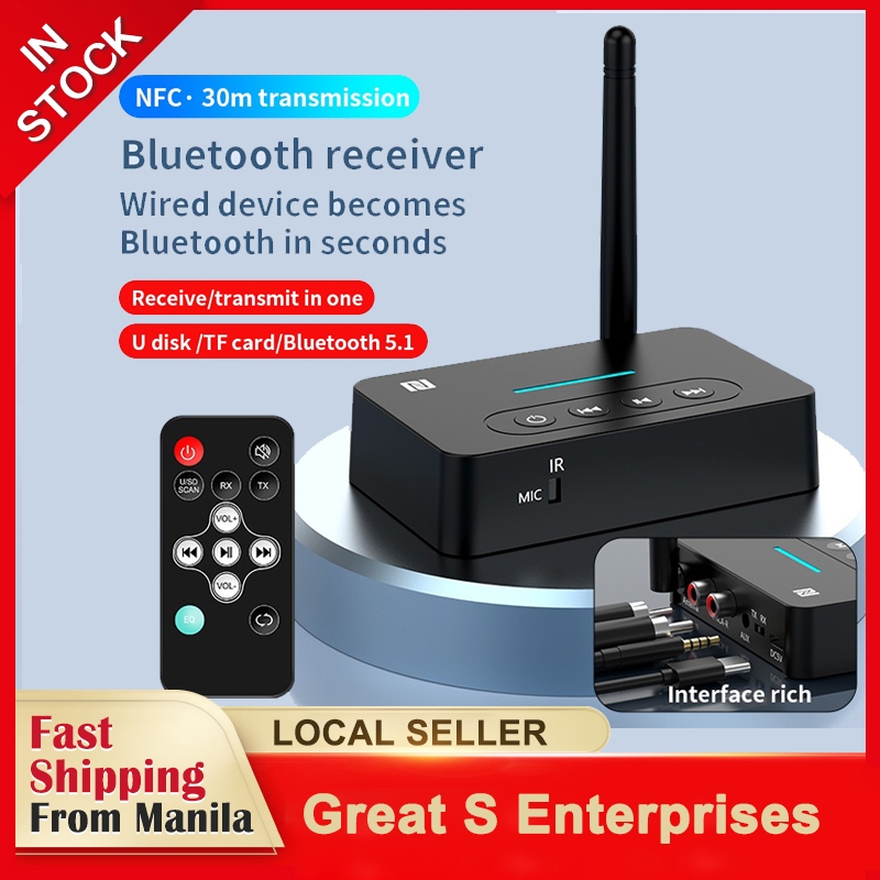New 5.1 Bluetooth receiver receiving and transmitting three in one NFC ...