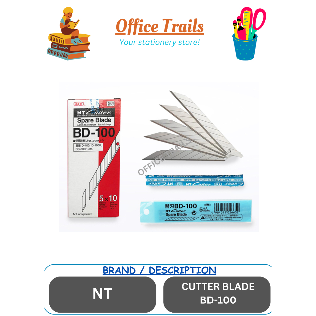 1TUBE NT CUTTER BLADE BD-100 | Shopee Philippines