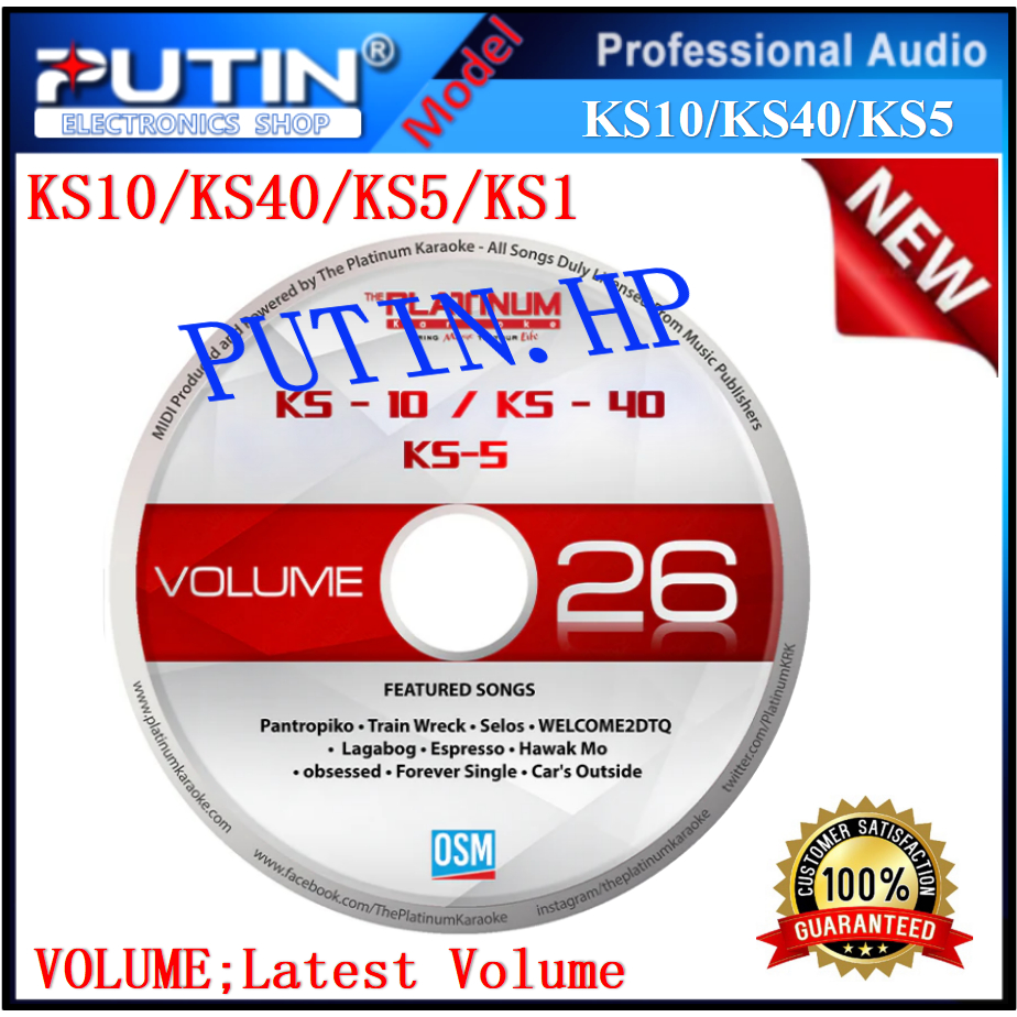 PUTIN SHOP Updated CD Platinum KS JUNIOR LITE JUNIOR 2 For KS10 KS40 ( KS-5 CD Updated ...