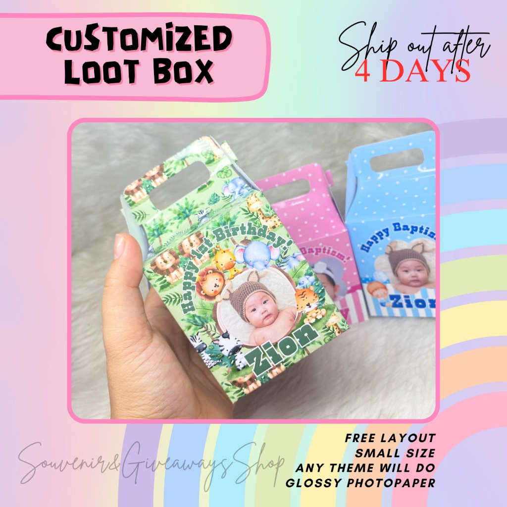 SNGshop | Loot box for Birthday personalized Customized Lootbox Candy ...