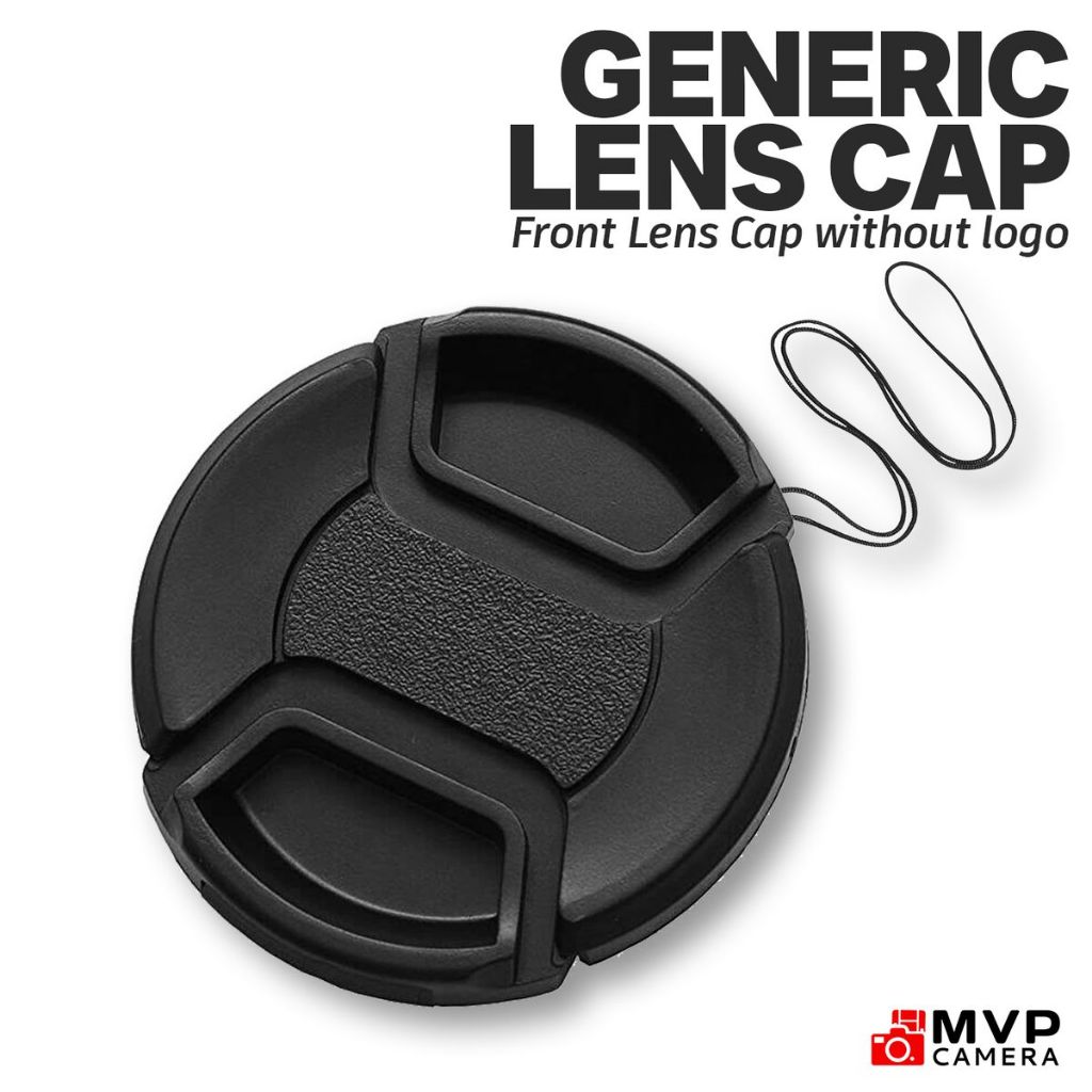 Lens Cap Cover GENERIC PINCH Type MVP CAMERA | Shopee Philippines