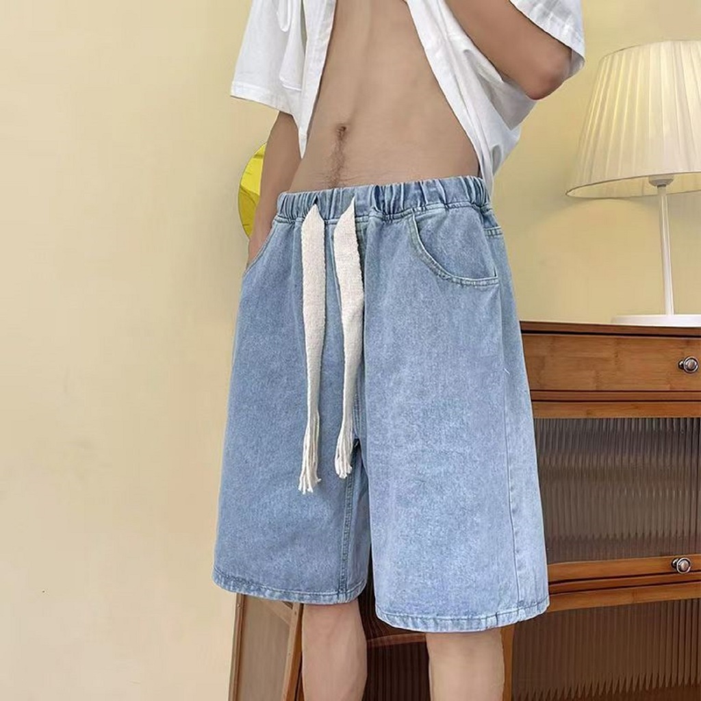 Shorts for Men Denim Korean maong shorts for men baggy short men ...