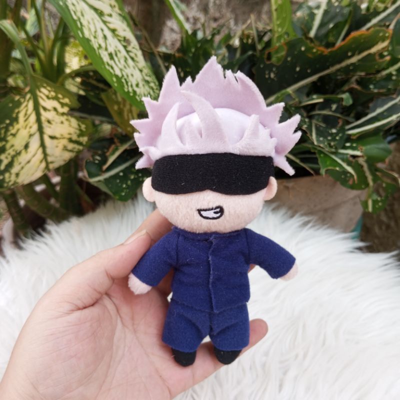 JJK Jujutsu Kaisen Satoru GOJO Plush Charm | Shopee Philippines