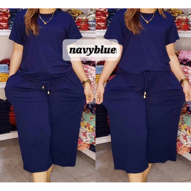 TSHIRT SQUAREPANTS TERNO WITH POCKET PLUSIZE FIT LARGE TO XXL | Shopee ...