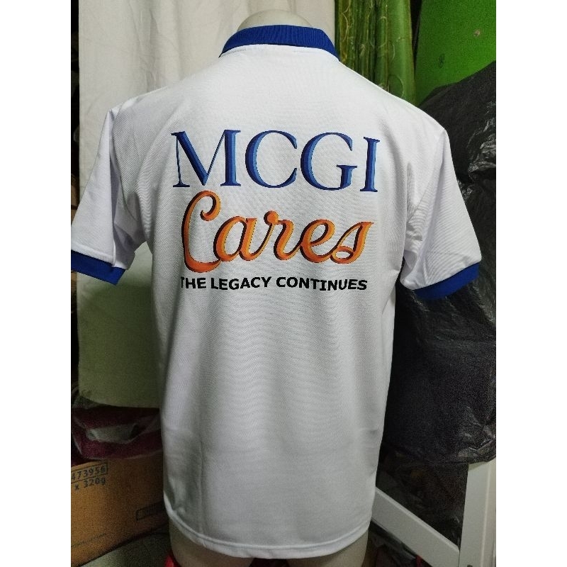 MCGI CARES POLOSHIRT (BLUE COLLAR) | Shopee Philippines